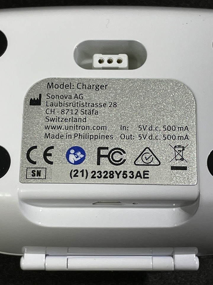 Phonak Charger Easy Line Charger RIC 2 White with Charging Cord 075 ...