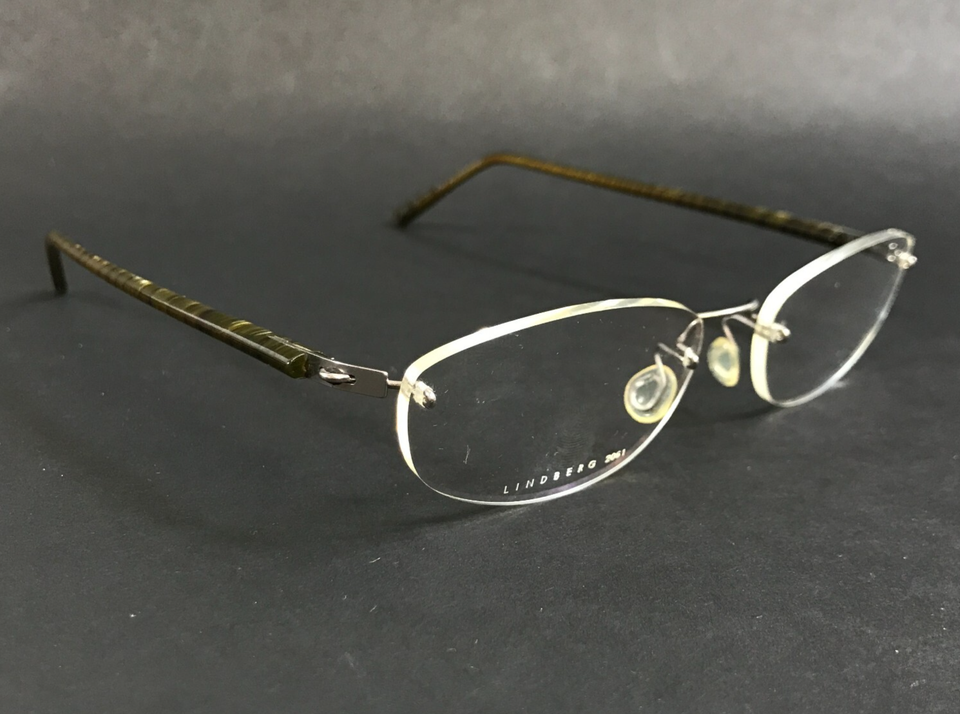 Lindberg Eyeglasses Frame 2061 COL.K34 Brown Rimless Spirit Titanium 48 ...