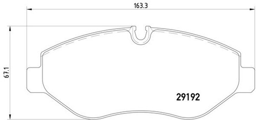 Mercedes-Benz Metris Hella-PAGID Front Disc Brake Pad Set 355005521 ...