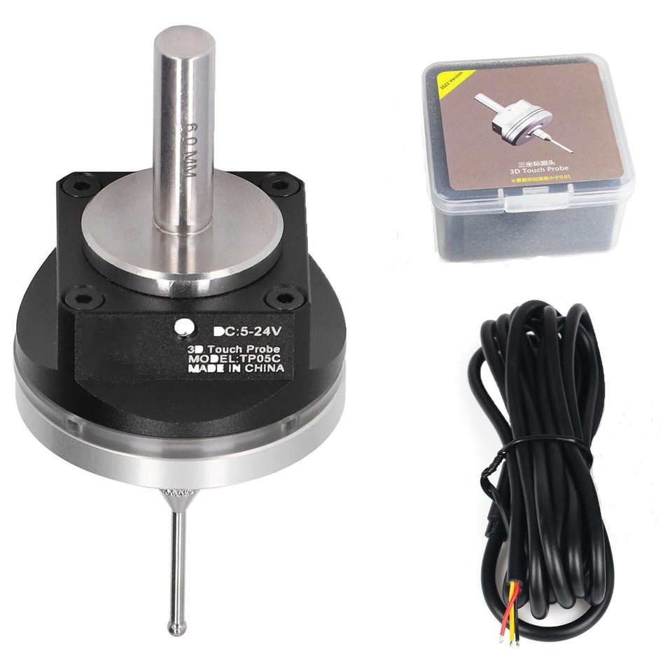 【US】CNC 3D Touch Probe Edge Finder,V5 NPN NO CNC 3D Edge Finder with ...