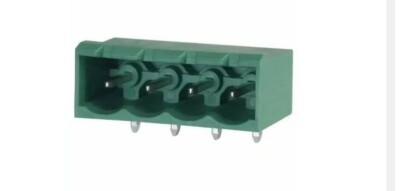 1757268, PHOENIX, 4 Position Terminal Block Header, Male Pins, Shrouded ...