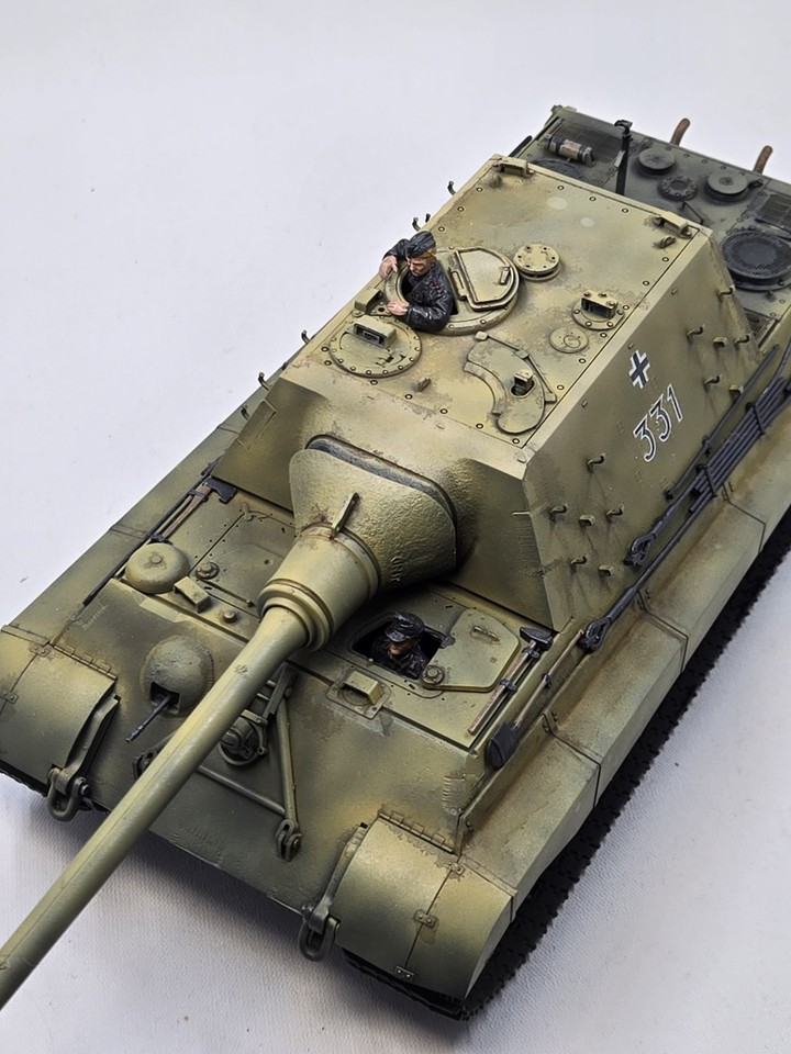 1/35 Custom Built WWII German Jagdtiger Tank Model – Hand Painted ...