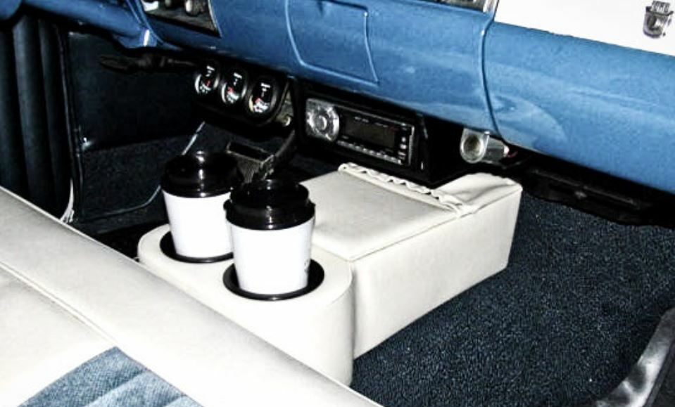 Low Rider Universal Musclecar Hotrod Floor Console With Cup Holders ...
