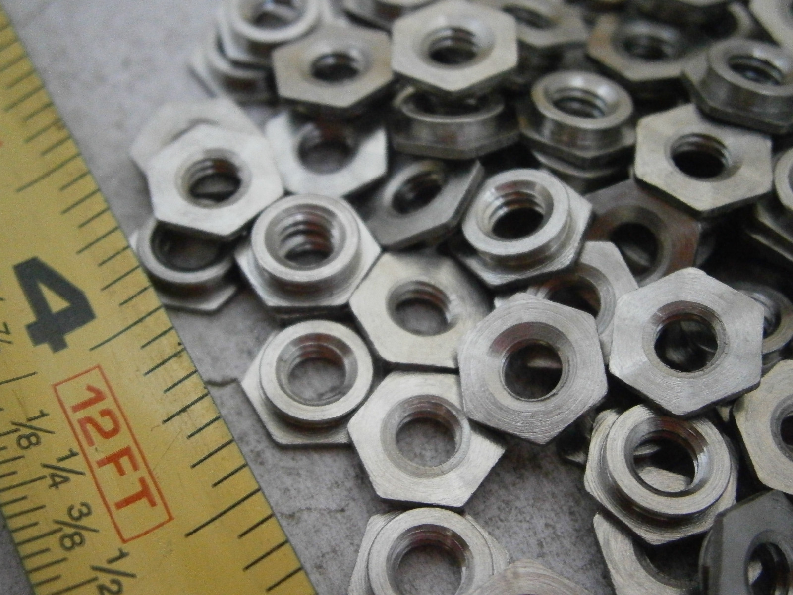 National Radio NCN-8-1-3 Plain Cinch Nut 8/32 .312 Hex Stainless #5642 ...