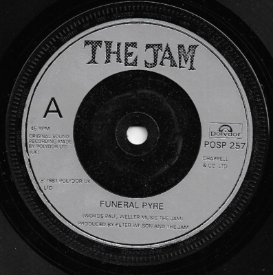 THE JAM - FUNERAL PYRE / DISGUISES - ORIGINAL 80s UK MOD REVIVAL - 1981 ...