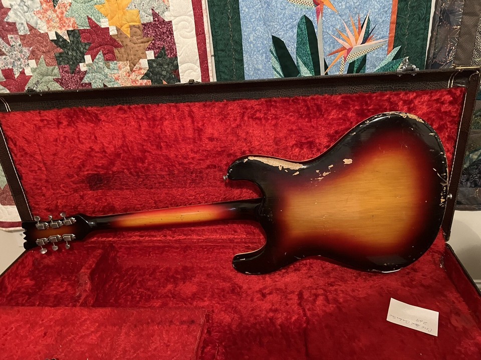 1963 MOSRITE VENTURES MODEL GUITAR - Set Neck - Side Jack - Vibramute ...