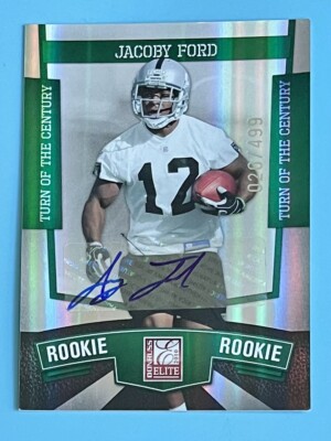 Jacoby Ford 2010 Donruss Elite Turn Century RC AUTO /499 Oakland ...