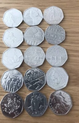 50p Coin Collection Rare | eBay UK