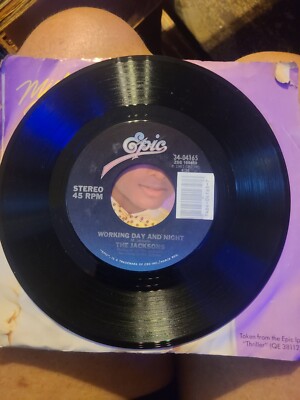Michael Jackson 45 Vinyl ( P.Y.T./Working Day and Night) | eBay