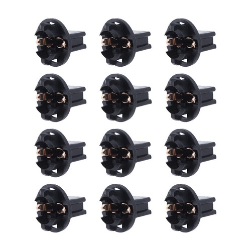12Pcs T10 Dashboard Instrument Panel Cluster Light Bulb Twist Lock Base ...