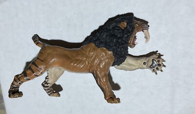 RARE Papo Roaring Smilodon Saber Tooth Cat/tiger Good Condition | eBay