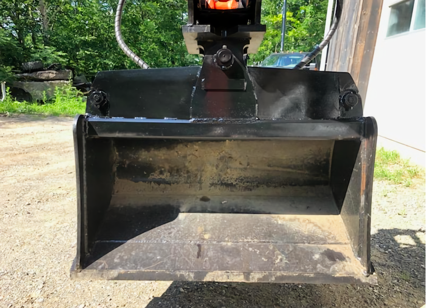 42'' Kubota kx40 mini excavator tilt grading bucket dual cylinders and ...