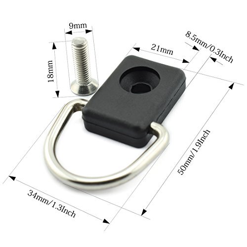 Kayak D Ring with Screw Kit Canoe Boat Fishing Rigging Sailing Camping ...
