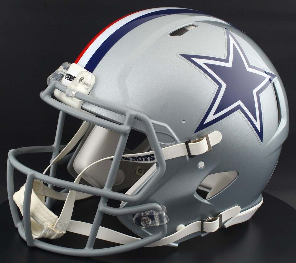 DALLAS COWBOYS NFL Riddell SPEED Full Size Replica Football Helmet | eBay