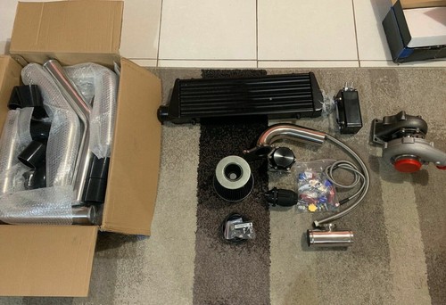 Turbo Kit for Honda Civic Integra Del Sol T3 5 Bolt WITH Intercooler ...