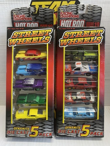 racing champions 2 Five Car Packs from 1998 hard Find they Seeing ...