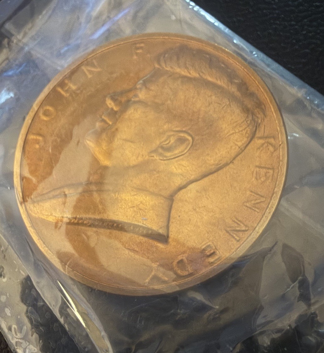 Sealed JFK Inaugurated President Jan 20 1961 Medal Commemorative Coin ...