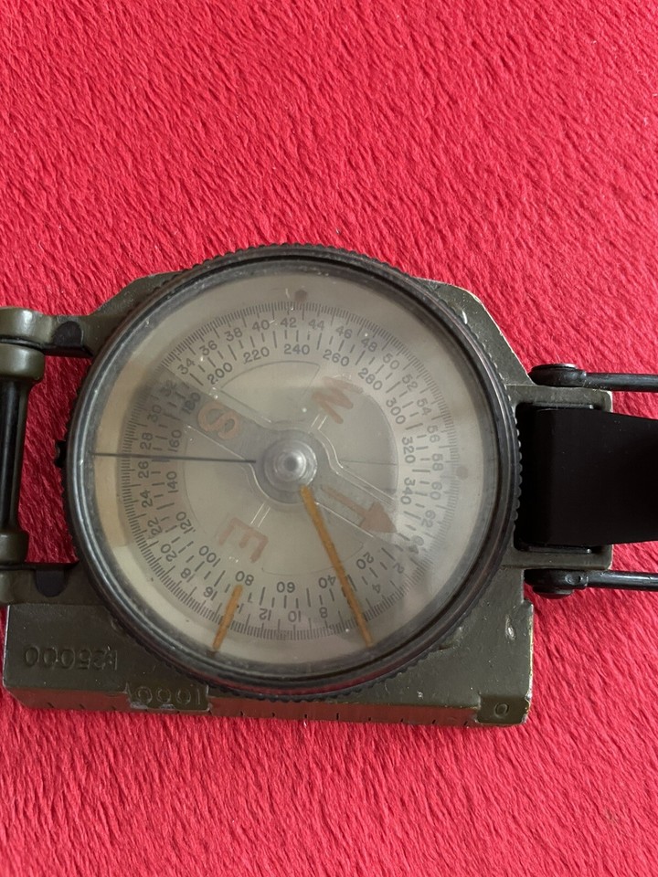 US Lensatic Compass Korean War Army Magnetic Military ~ 1951 Fee ...