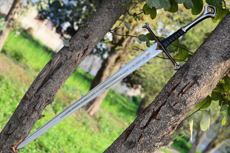 SHARD™ CUSTOM HAND FORGED D2 Steel Viking Ancient Sword Battle Ready ...