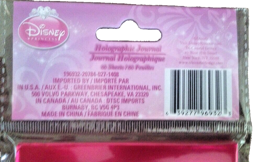 Disney Tangled Princess Rapunzel Holographic Journal Notebook Diary | eBay