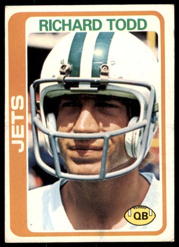 1978 TOPPS RICHARD TODD NEW YORK JETS #267 | eBay