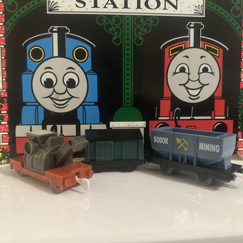 Thomas & Friends Trackmaster Train QUARRY CARS Set, Sodor Mining 2009 ...