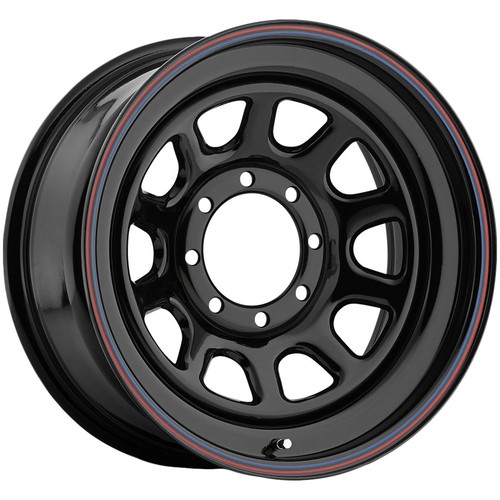 AWC 51 Daytona 15x10 5x4.5" -38mm Gloss Black Wheel Rim 15" Inch ...