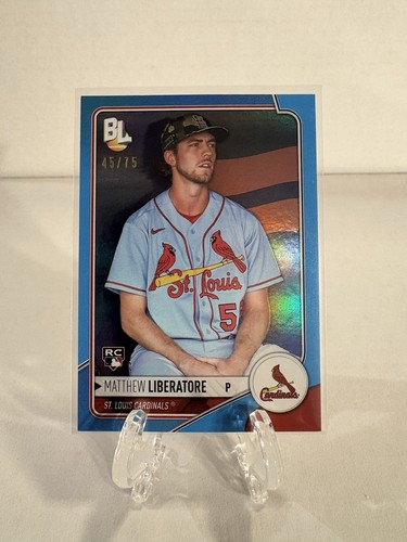 2023 Topps Big League Wrapper Redemption Matthew Liberatore #WR-59 Blue ...