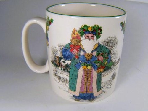 Spode Christmas Tree Mug Santa's Around the World British Santa 1st in ...