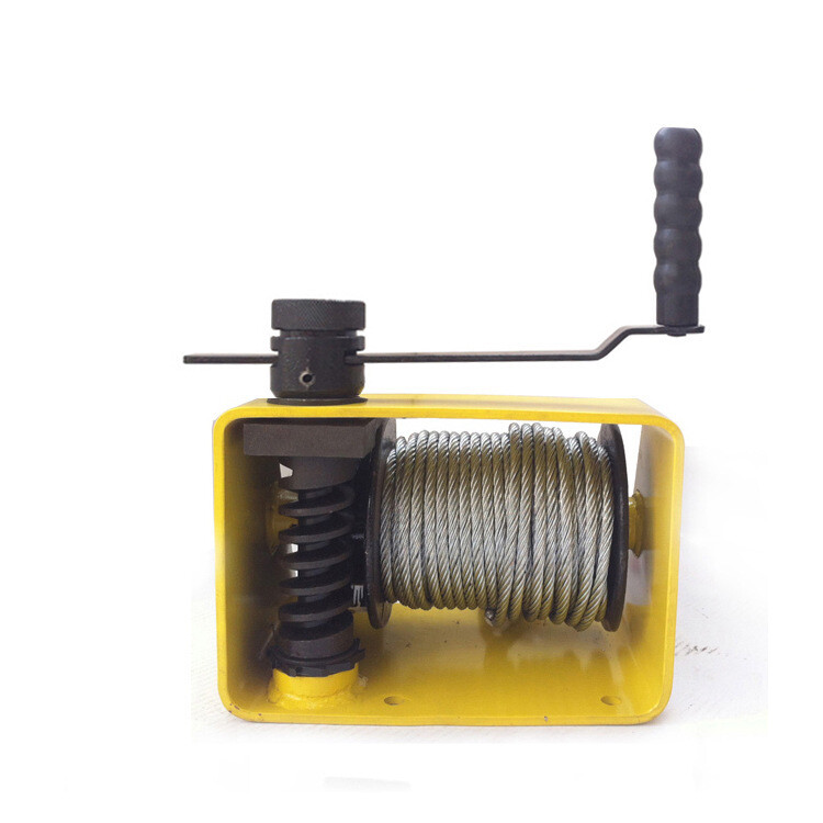 250KG Self-Locking Winch Turbine Hand Crank Winch Heavy Duty Worm Winch ...