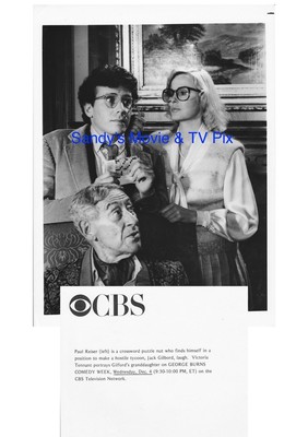 VICTORIA TENNANT, PAUL REISER, JACK GILFORD Original TV Photo BURNS ...