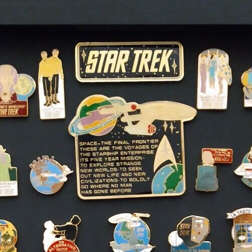 Starter Set of 25 Star Trek TOS Episode Pin- Hollywood Pins-Long OOP | eBay