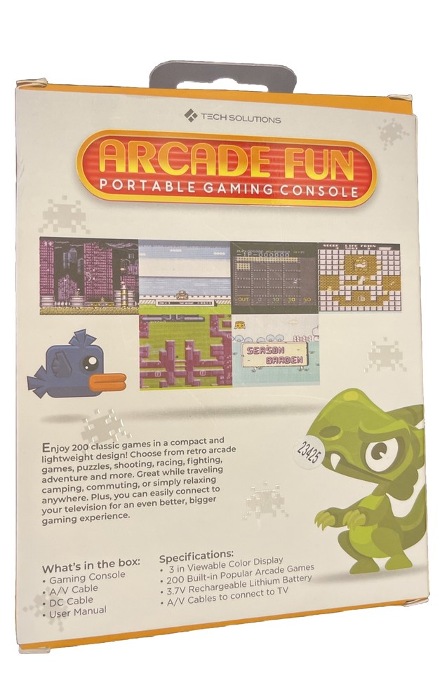 Merkury Innovations Fantastic Arcade Fun Portable Gaming Console 200 ...