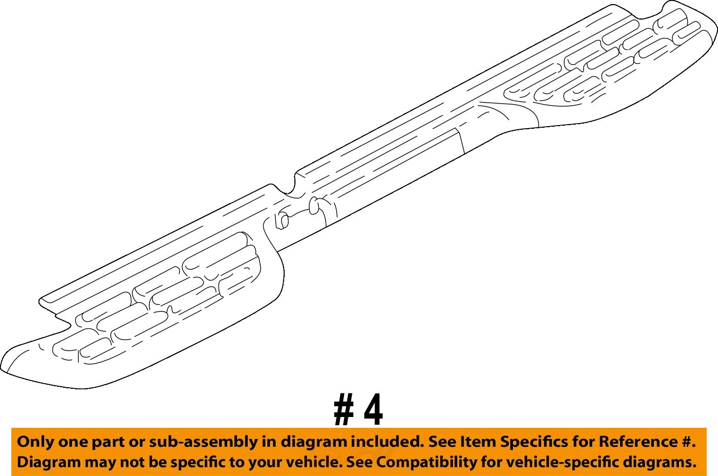 1998-2002 S10 PICK UP S15 SONOMA REAR BUMPER PLASTIC STEP PAD NEW GM ...