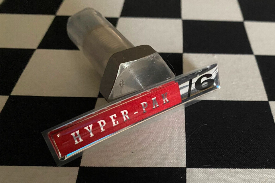 For Mopar Slant Six - "HYPER-PAK" small Emblem, Decal | eBay
