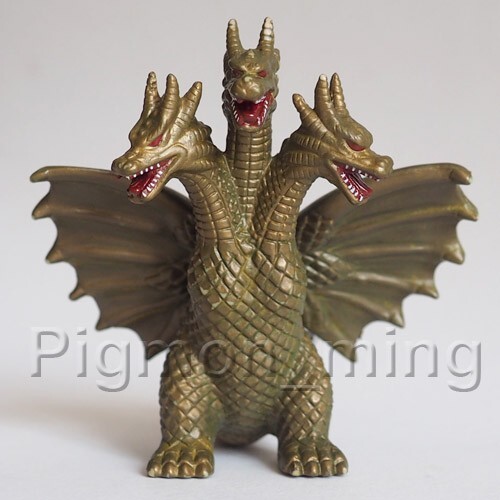 TOHOBIGA Godzilla mini Figure Keychain King Ghidorah - Free Shipping | eBay