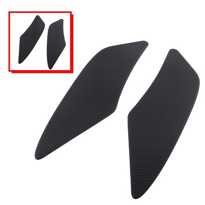 2 Pcs Black Side Tank Traction Grips Pad For Yamaha YZF R6 YZF-R6 2017 ...