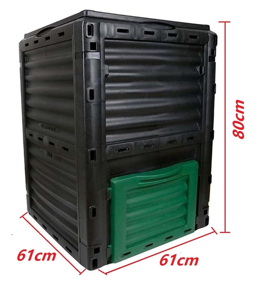 Eco Friendly 300L Gardening Composter Bin Organic Waste Compost ...