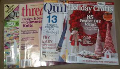 Lot of 4 Quilt, Sewing and Craft Magazines | eBay