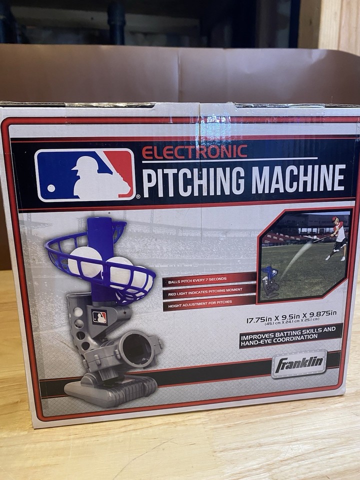 Franklin Sports MLB Electronic Baseball Pitching Machine Adjustable ...
