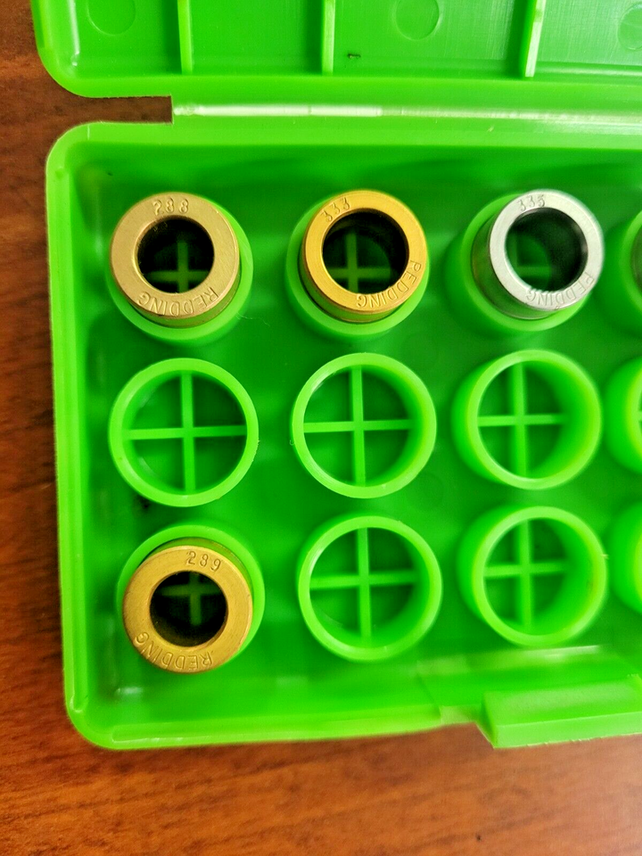 Redding Reloading Titanium Nitride & Steel Neck Sizing Bushings. *You ...