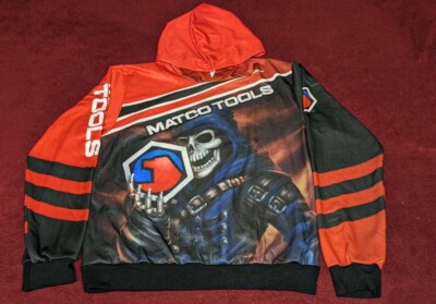 MATCO TOOLS Death Skull Hoodie Pullover M Adult Sweatshirt Made In USA ...