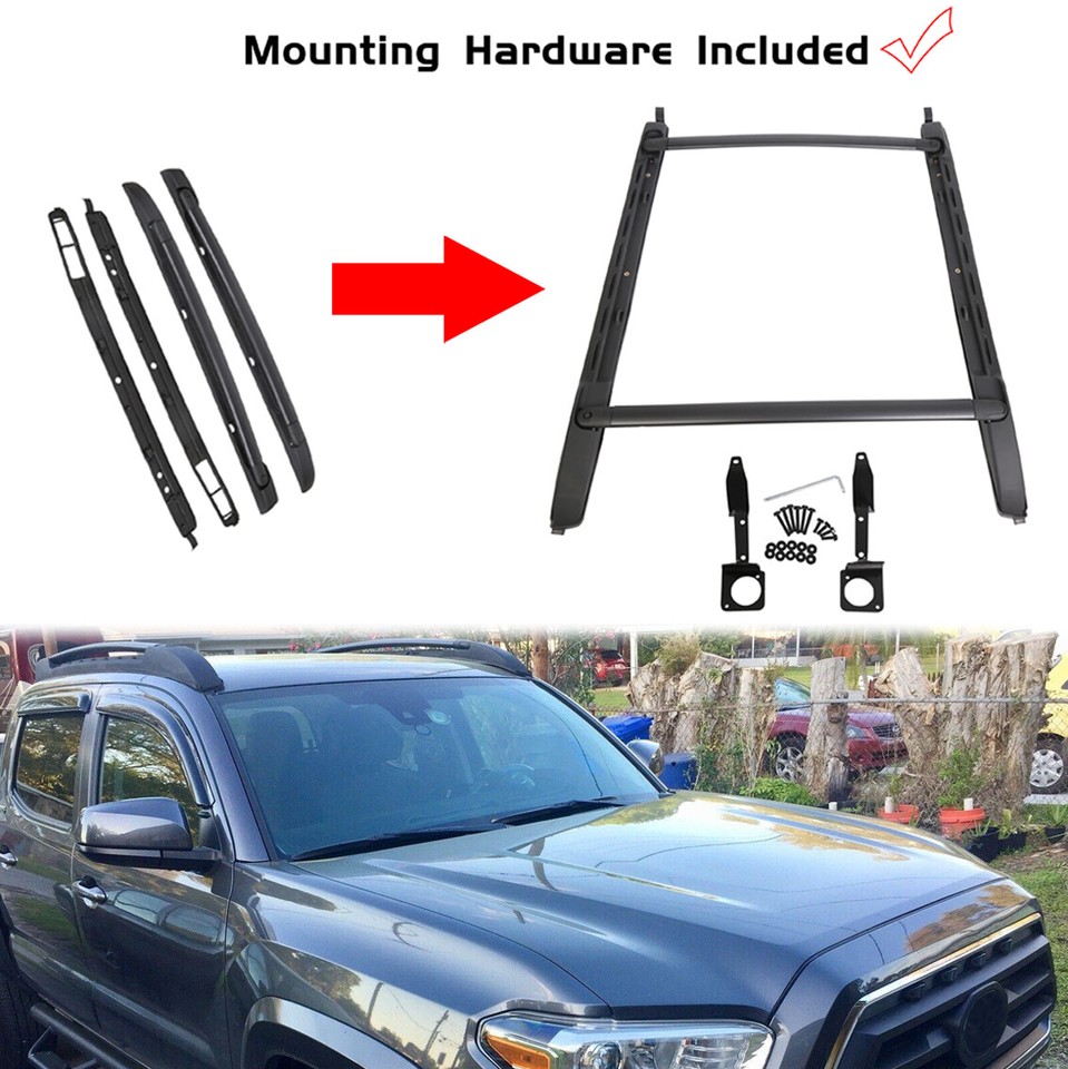 Roof Rack Fits Toyota Tacoma 2005-2023 2x Cross Bar+2x Side Rail For ...