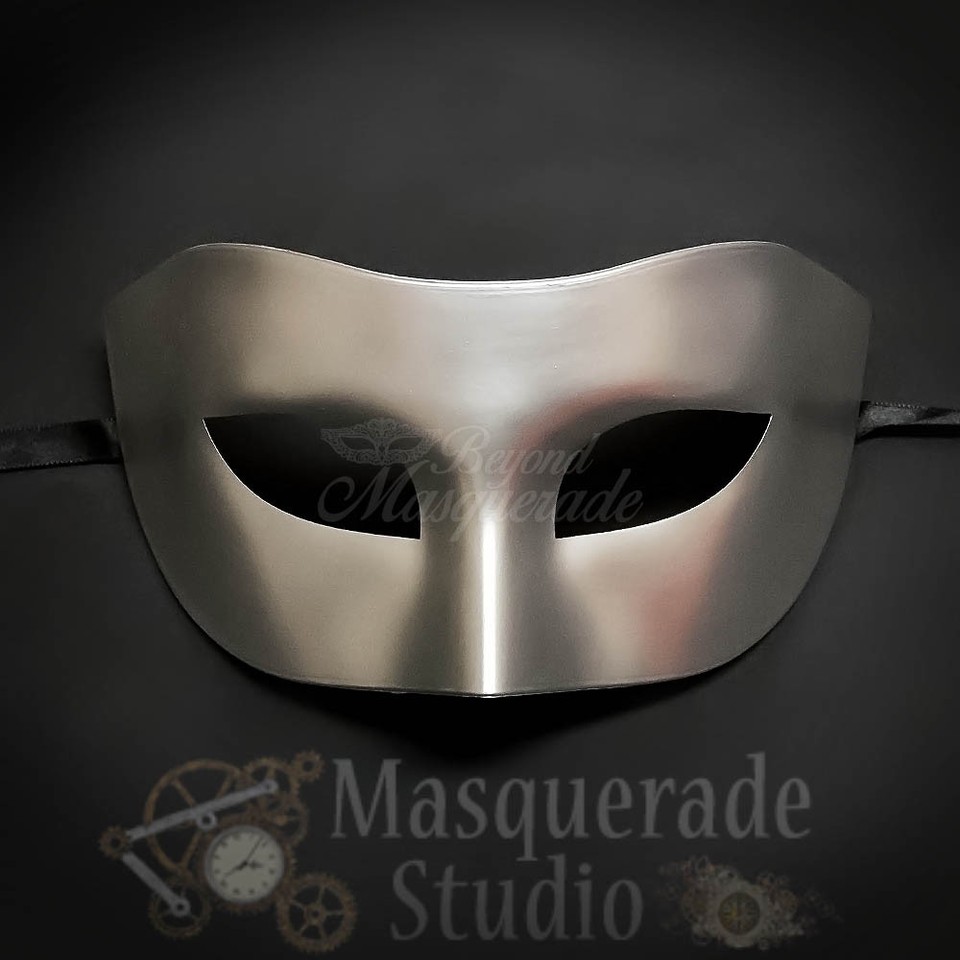 Mens Eye Mask Phantom of the Opera Venetian Minimalist Masquerade Mask ...