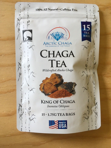 ALASKA ARCTIC CHAGA Mushroom Tea 15 Bags KING of CHAGA Made in ...