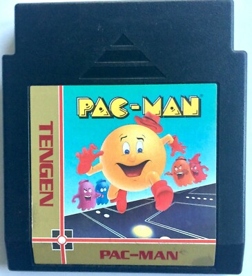 ORIGINAL VINTAGE NINTENDO NES "PAC-MAN" TENGEN GAME CARTRIDGE ~ TESTED ...