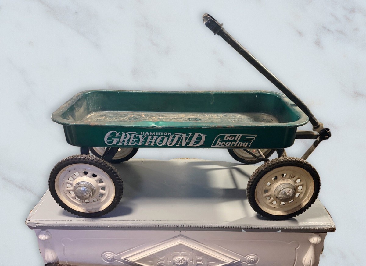 Hamilton Greyhound Wagon Ball Bearing Lot S8 Antique Wood Hamilton