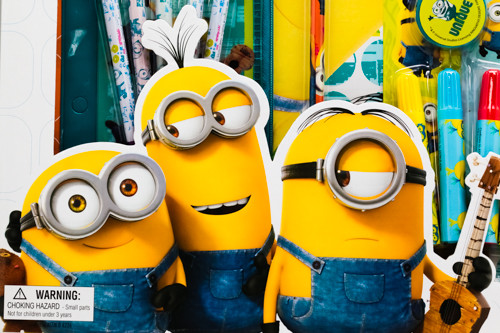 NEW Minions Movie Stationery Set Crayons Pencil Eraser Sharpener ...