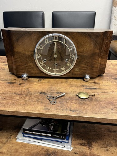 Art Deco Karl Lauffer Mantle Clock | eBay