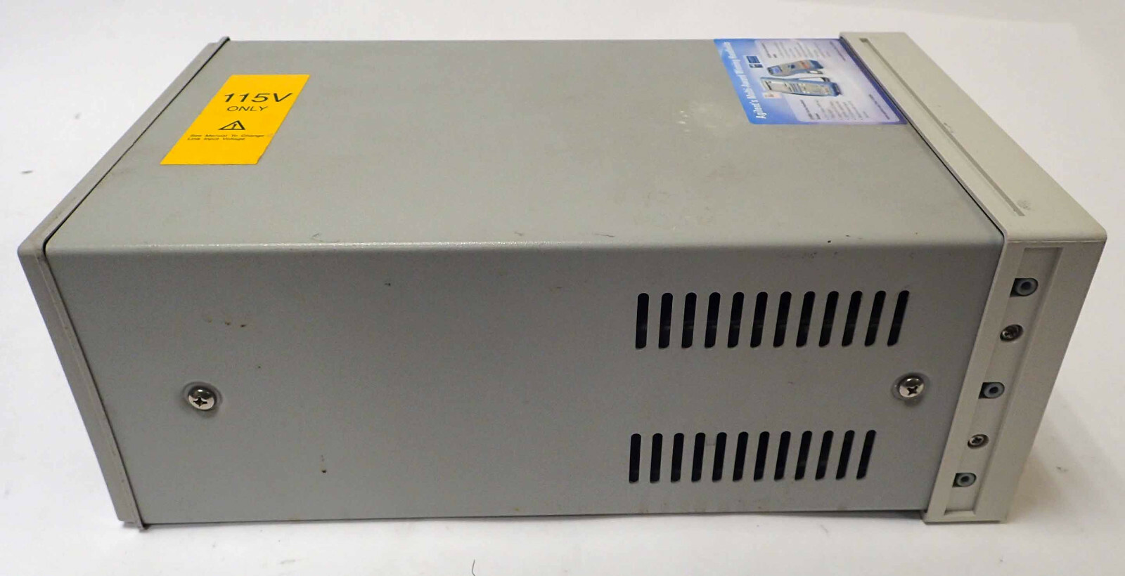 AGILENT E3633A PROGRAMMABLE DC POWER SUPPLY 0-8V 20A/0-20V 10A IN 115V ...